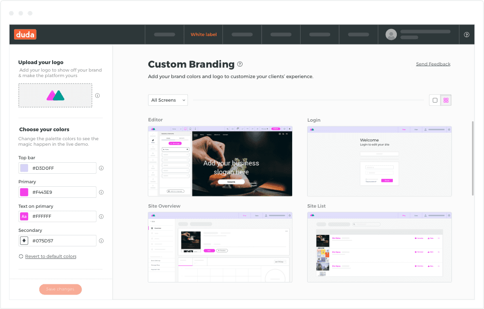 Stay Front & Center with Duda's White Label Website Builder